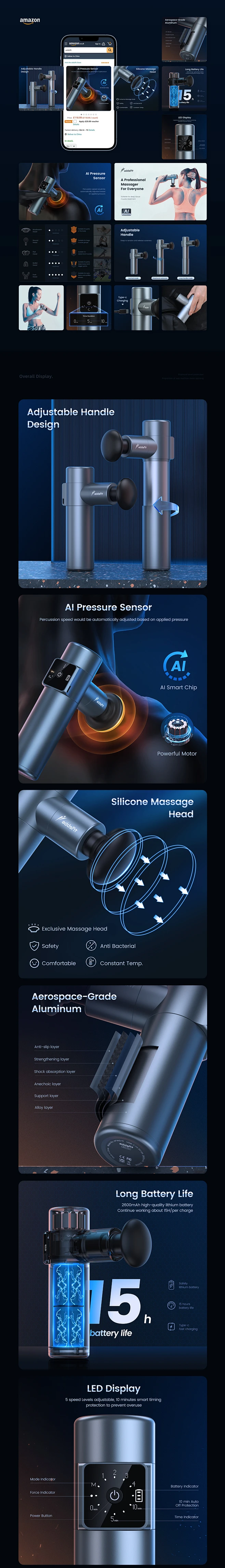 【亚马逊】筋膜枪 × 2_一质EACHI--花瓣网