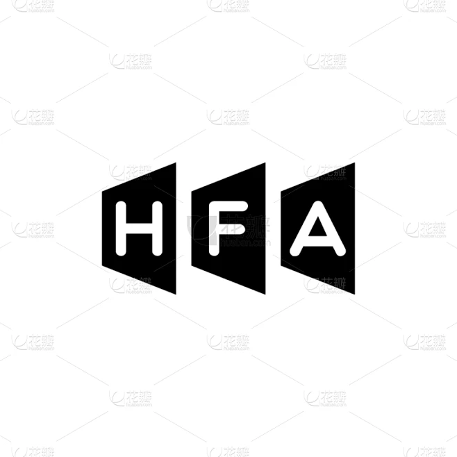 hfa letter logo design hfa logo design h f a icon素材-花瓣网