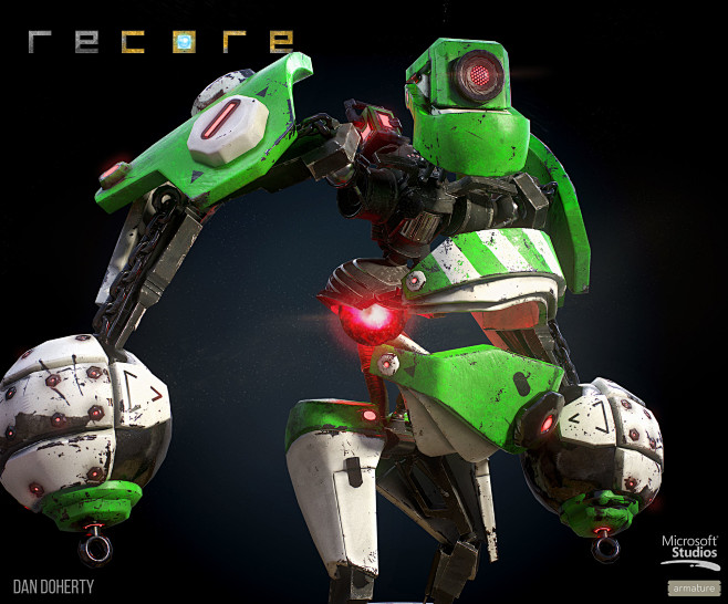 ReCore - Duncan - Green OrekA10 Version, Dan Doherty : Here is the ...