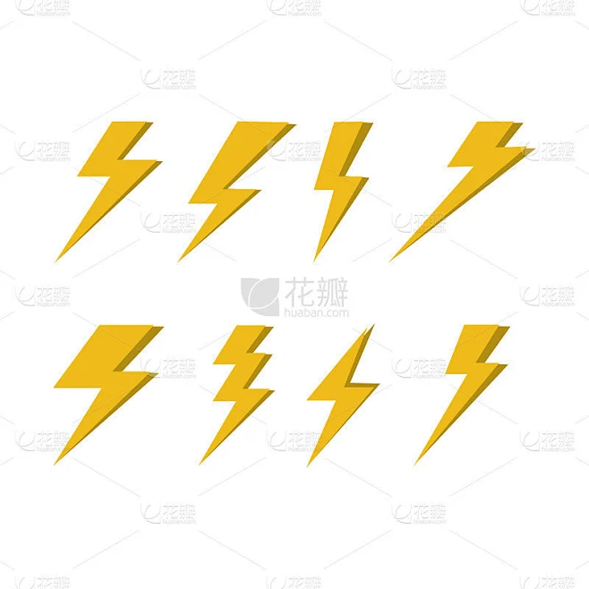 迅雷标志矢量模板图像素材-花瓣网