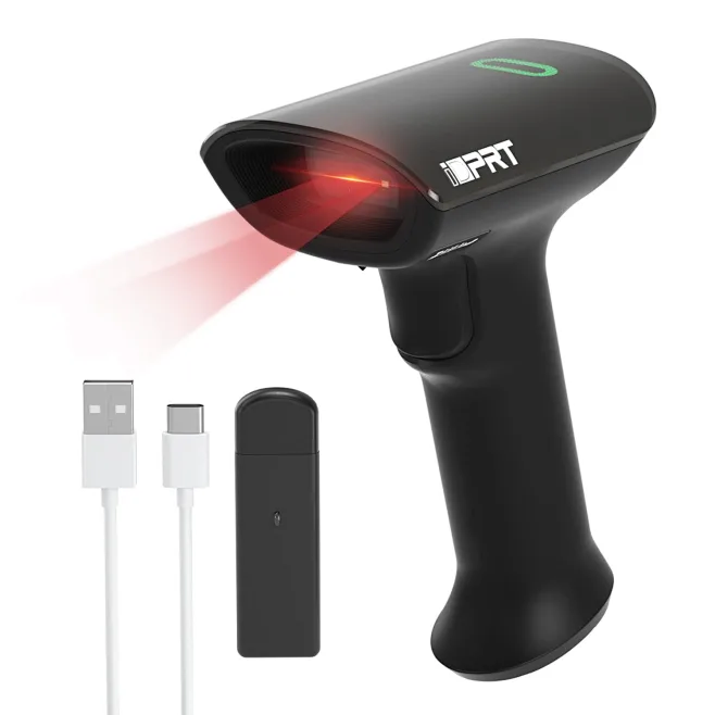 iDPRT Bluetooth 1D 2D QR Barcode Scanner, Wireless Barcode Scanner ...