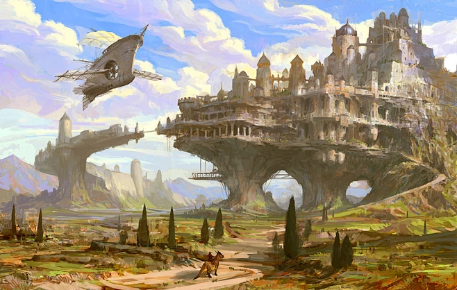 windy castle-花瓣网