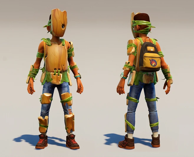 Grounded Acorn Armor-花瓣网