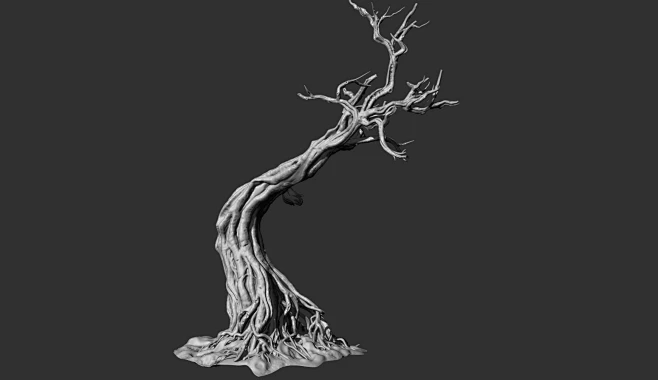 WIP_Dancing_Tree, Rahul Sonawane : WIP - this a tree I am working on ...