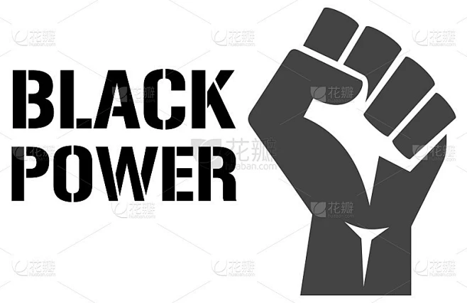Black Power素材-花瓣网