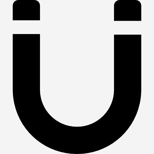 U形磁铁图标 https://88ICON.com 学校 学者 磁性 磁体 磁极