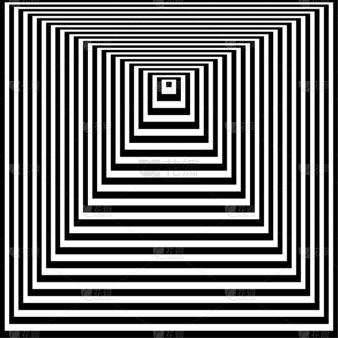 geometric op art design