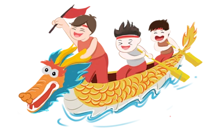 【米图网-52mitu.com】龙舟 节日 端午 插画 手绘龙舟-花瓣网