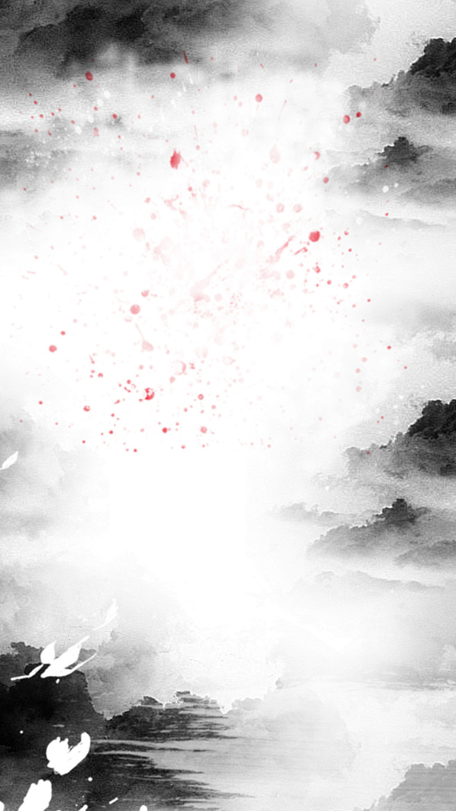 简约水墨中国风PS源文件H5背素材背景图_新图网 https://ixintu.com 简约 水墨 中国风 水墨画 花瓣 正能量 复古 古风 诗意 PS源文件 H5背素材 水墨素材