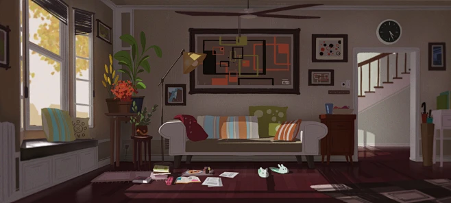 Living Room Mood Lighting , Aeron Ng : Practised on different lighting ...