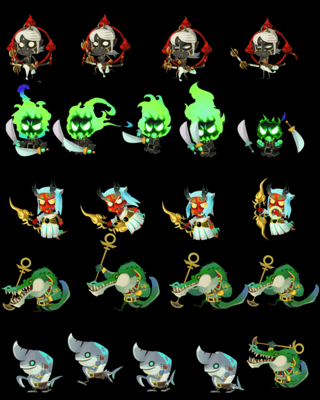 Spine 2d Clip Animation - Pirate Clip Animation