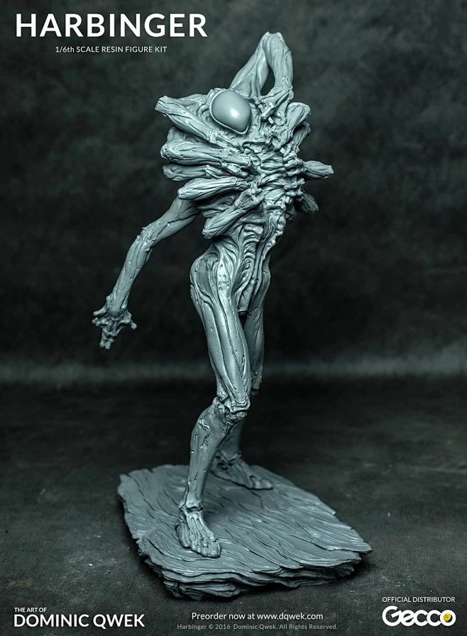 Harbinger, Dominic Qwek : Creature sculpt-花瓣网