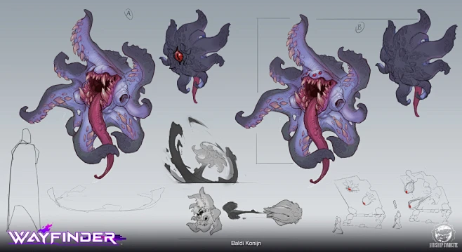ArtStation - Sea Monster Concepts-花瓣网