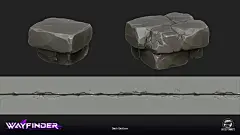 Wayfinder - Gloom Rocks Texturing-花瓣网