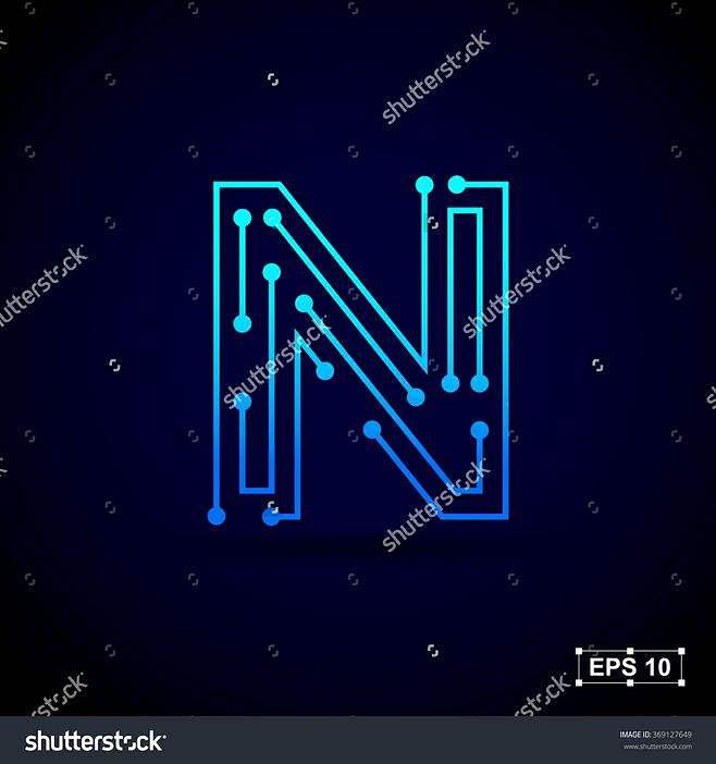 Nlogo 电商logo 科技风