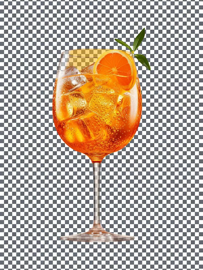 fresh-aperol-spritz-glass-isolated-transparent-background_927015-2669-花瓣网