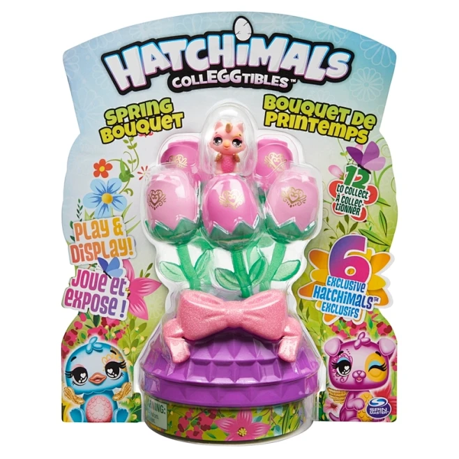 Hatchimals CollEGGtibles, Spring Bouquet with 6 Exclusive CollEGGtibles ...