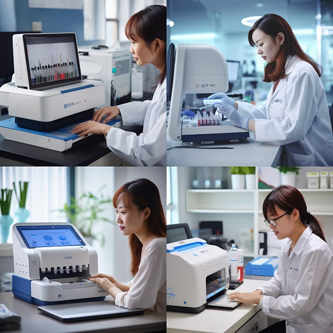 Yu-Hsin_Olink_Signature_Q100_staff_operating_the_machine_on_lab ...