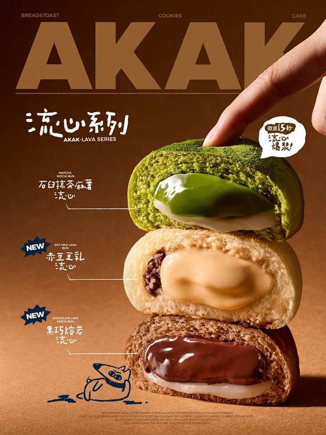 AKAK招牌流心系列新升级！ - 小红书-花瓣网