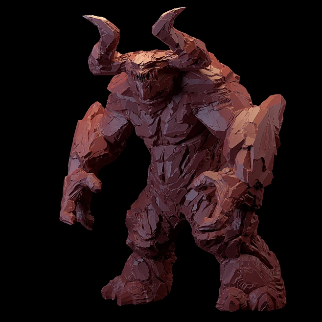 Rock Golem-花瓣网