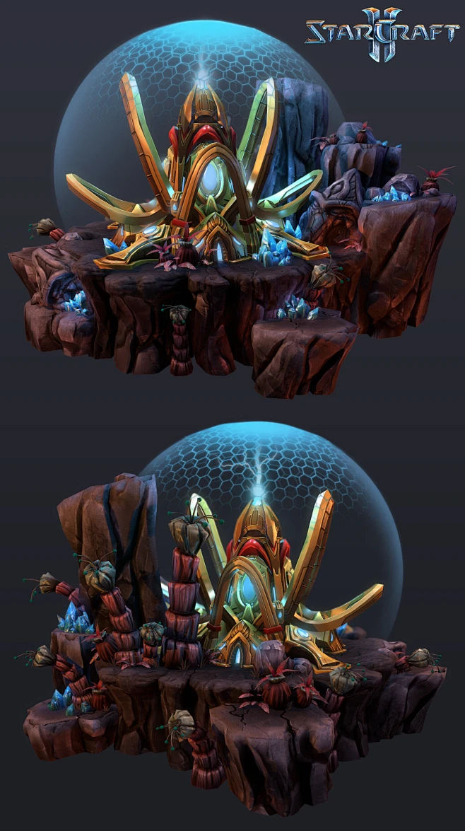 Starcraft 2 Art Test-花瓣网