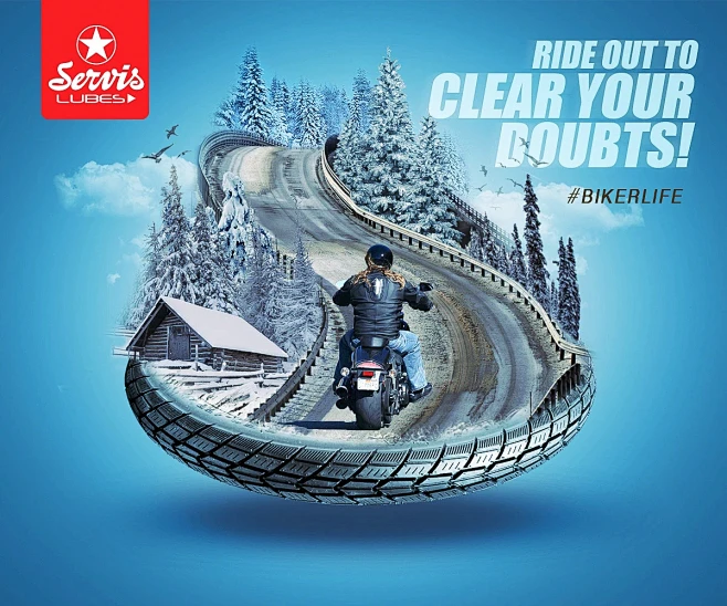 biker bikerlife servis ads servis advertising servis lube servis tyre ...