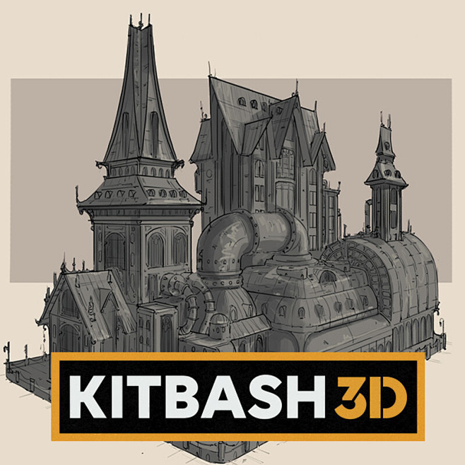 KB3D Steampunk, Sebastian Luca : Steampunk designs done for Kitbash3D https://kitbash3d.com ...