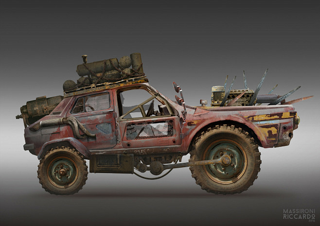 Diesel Punk Vehicles, Riccardo Massironi