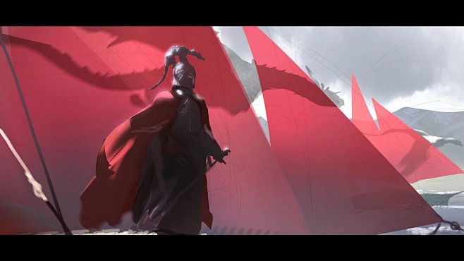 Red sails - Dragon helm-花瓣网