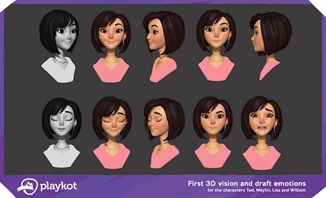 First 3D vision for RiverSide game characters , Alisa Seliverstova : I ...