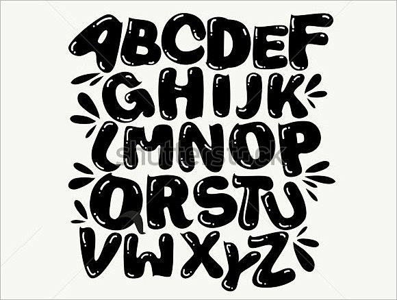 30+ Alphabet Bubble Letters - Free Alphabet Templates Free Premium T