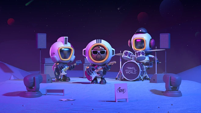 SPACE BOYS : a short video about a space music band "space boys".-花瓣网