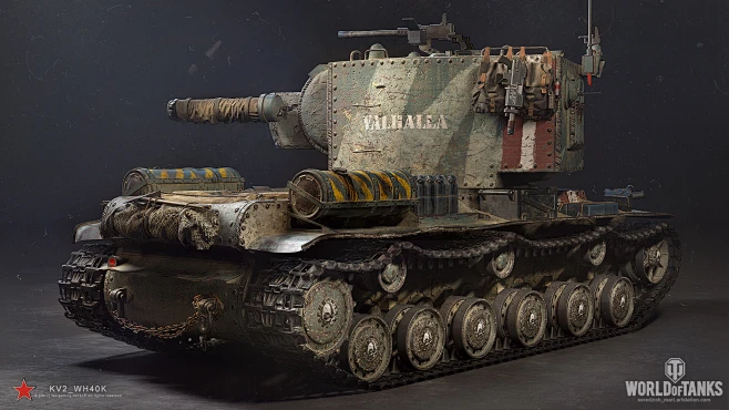 KV2_WH40K, Maxim Seredzich : Tank game model for World of Tanks. Full ...