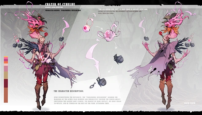 Character Design : paranormal researcher-花瓣网