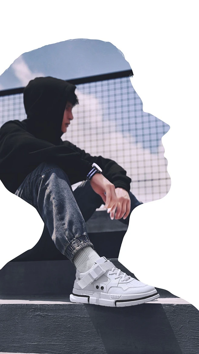 Man Profile Shape Blank Picture Template Instagram Post Image素材-花瓣网