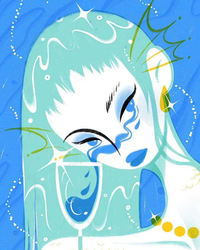 Pamela Chen • illustrator 在 Instagram 上发布：“Sleepless Night ...