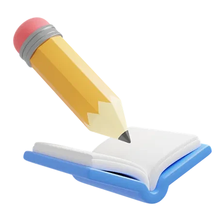 Writing 3D Icon