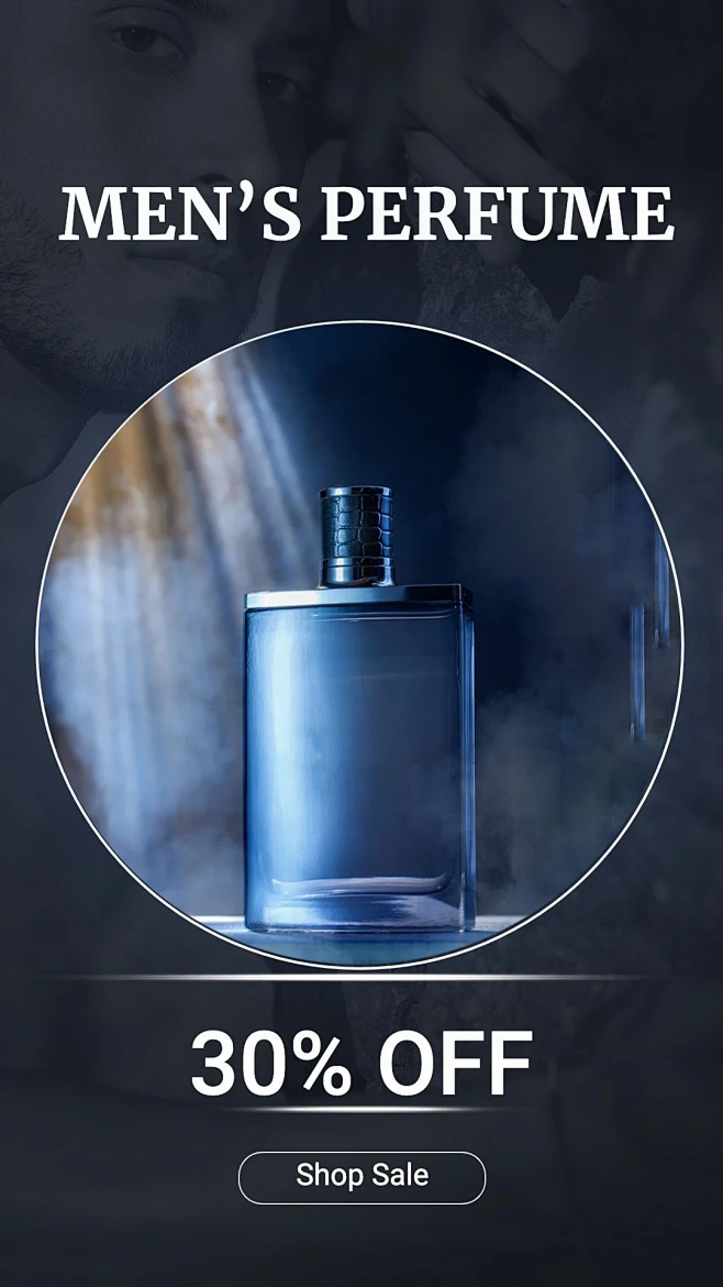 Light Element Men's Perfume Fragrance Sale Promotion Ecommerce Story素材-花瓣网