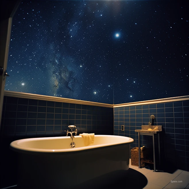 AI绘画_Prompts_mirrorless_dream_cosmos_bathroom_breathtaking_cinematic ...