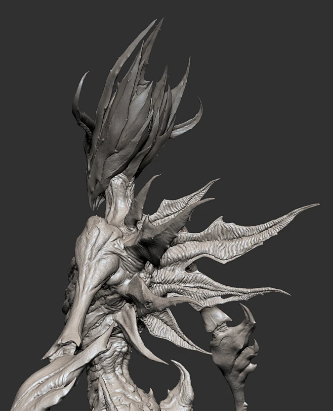 Dryade, Florent Desailly : Creature I did for a shortfilm. (not ...