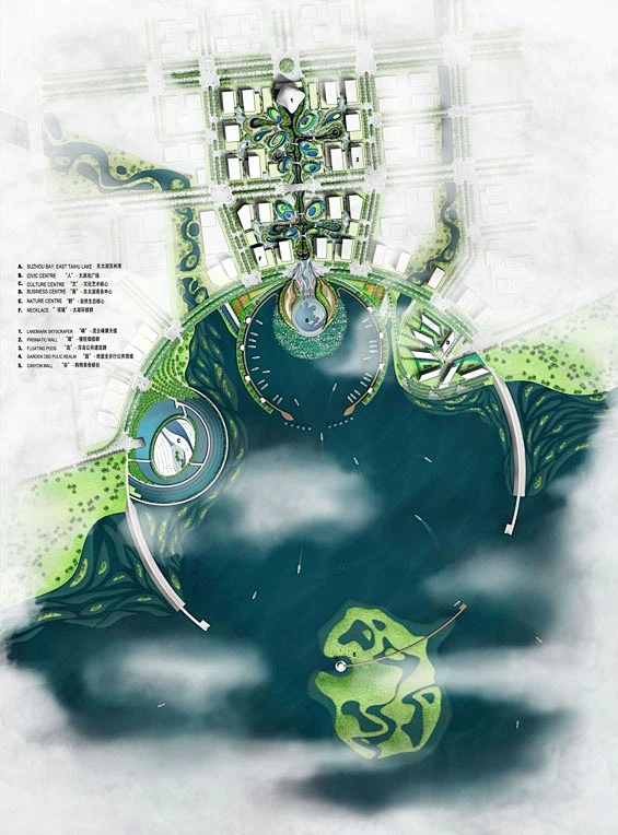 Suzhou Bay Landscape & CBD Underground Space | Suzhou China | Tract ...
