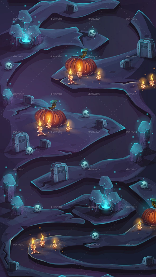 Level-map-with-check-points-background-vector-image.png (1242×2208)图片 ...