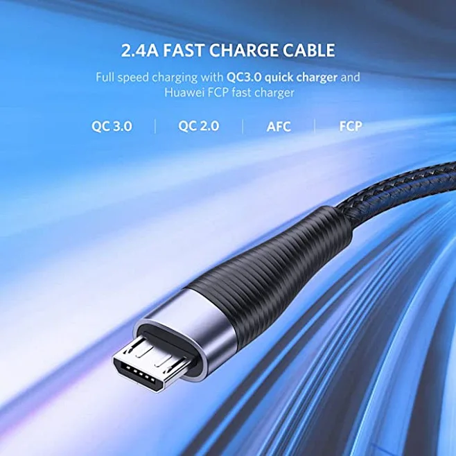 Amazon.com: UGREEN Micro USB Charger Cable Nylon Braided USB 2.0 A to ...