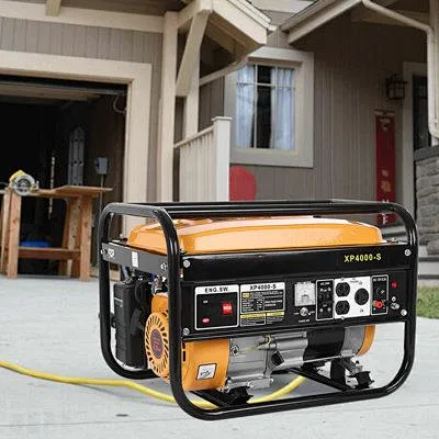 4000 generator with heavy-duty roll cage frames allow for durability ...