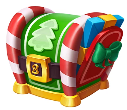 santa stamp chest-花瓣网