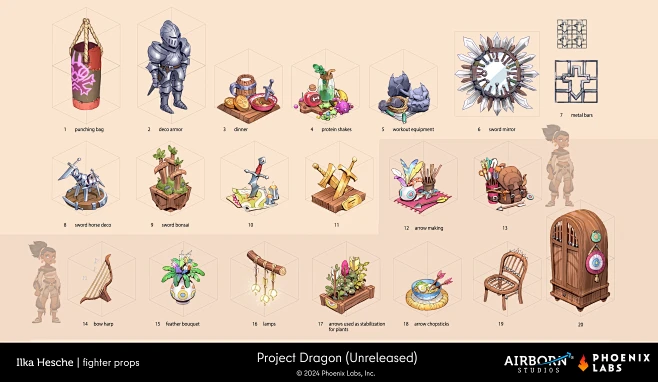 {游戏系列}美国Project Dragon(UI,角色，场景)-花瓣网