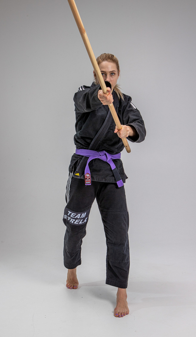 girl fighter action pose-87