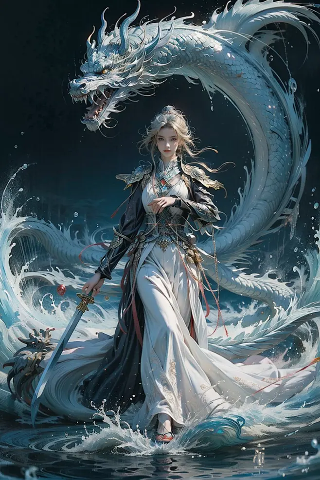 (Best Quality), (Masterpiece), a very exquisite and beautiful girl ...
