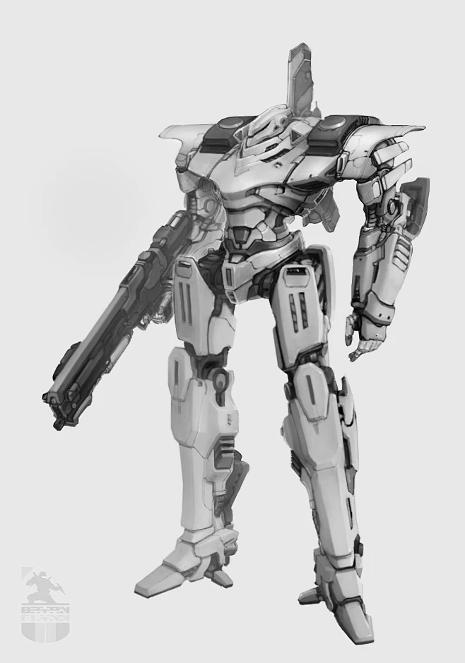 科幻机甲原画科幻原画来自cgbook.cn (2487)-花瓣网