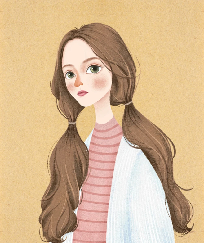 #插画##儿童插画##卡通头像# 一组头像 （二） | 须弥子芥 - 原创作品 - 涂鸦王国-花瓣网